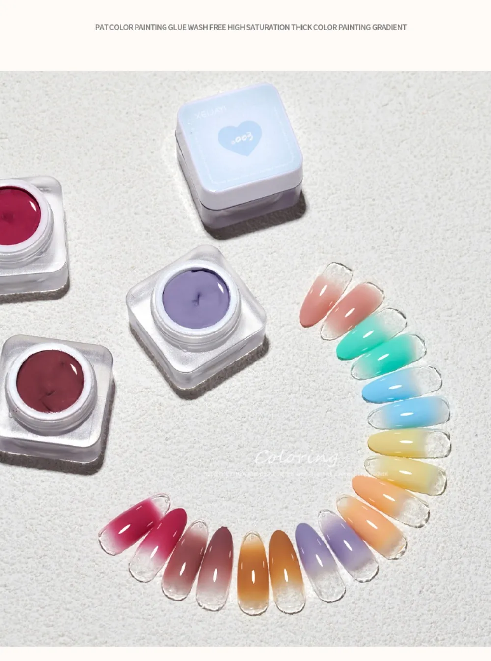 DHgate.com:XEIJAYI Color Jelly Canned Nail Gel Polish Solid Variable ...