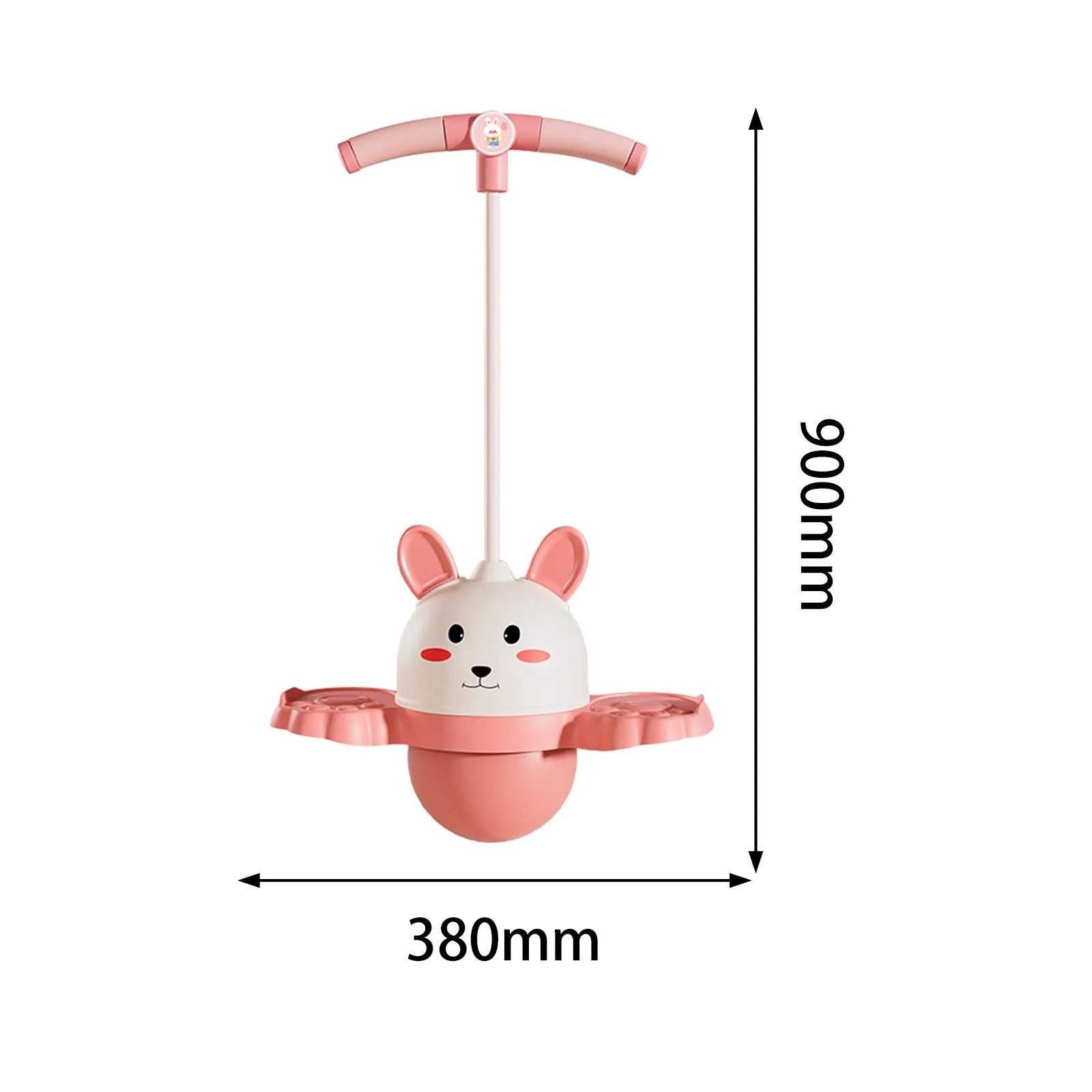 red bouncing ball with handle