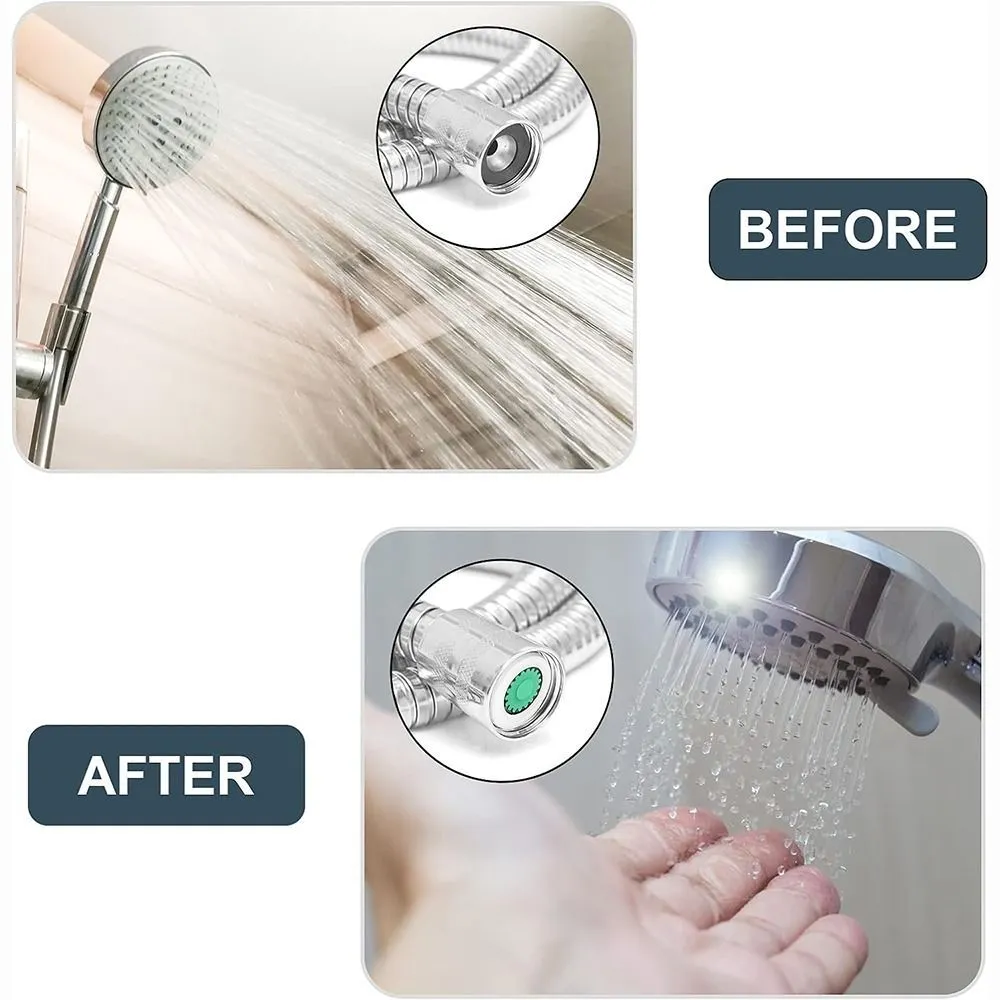 Shower Head Restrictor Shower Flow Reducer Faucet Water Saving Tablet ...