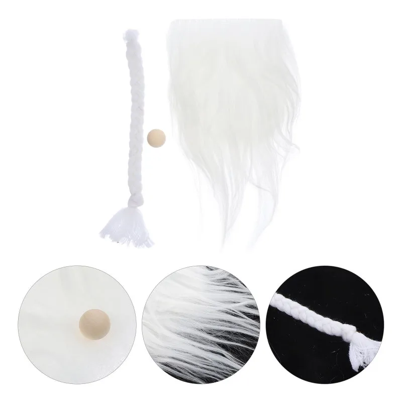 Pre-Cut Gnome beard styler Braid for DIY Christmas Decorations - Mini ...