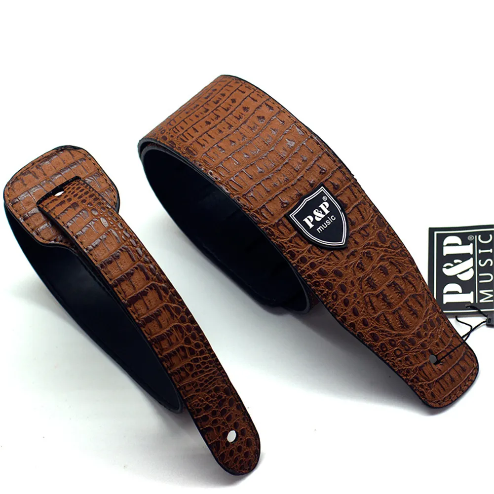 ful Waterproof PU Leather Guitar Belt Guitar Strap for Acoustic ...