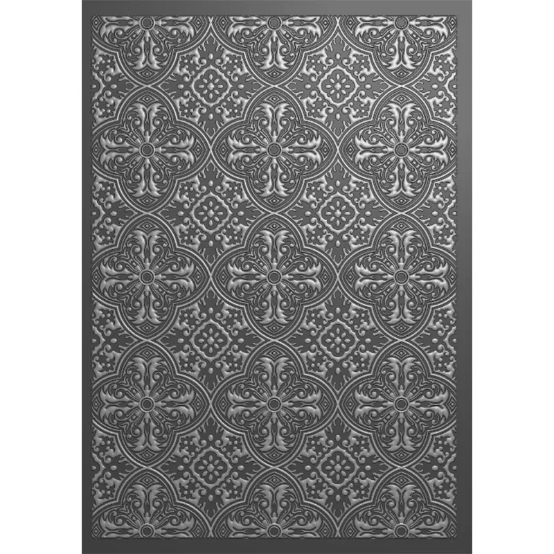 Vintage Ceramic Tile 3D Relief Embossed folder design for DIY Card ...