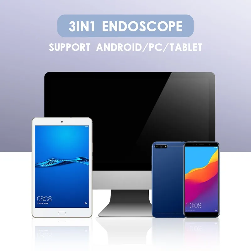 5.5mm Visual Otoscope Mini Ear Picker 3 In 1 For Android/Type C/PC ...