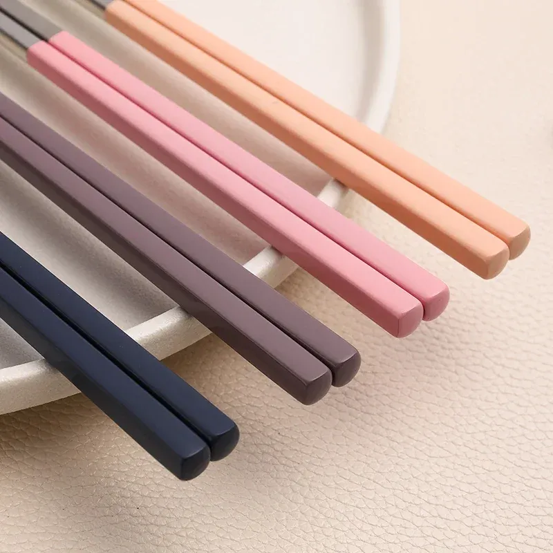 Korean Cutlery Set, Stainless Steel Flatware Utensil Set, Simple Style ...