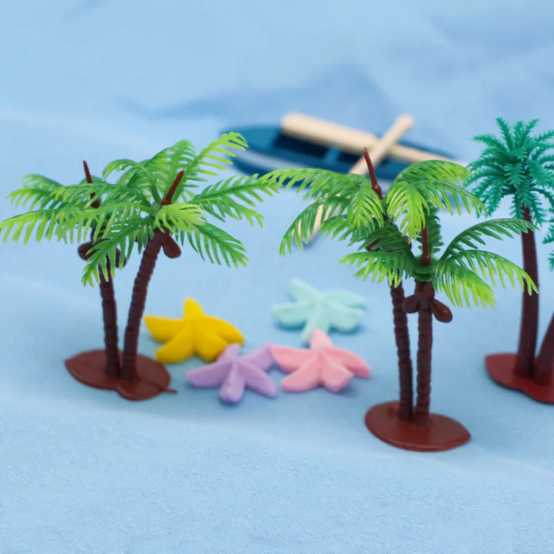 DHgate.com:Mini Coconut Trees | 2 Pcs Miniature Beach Decor | Micro ...