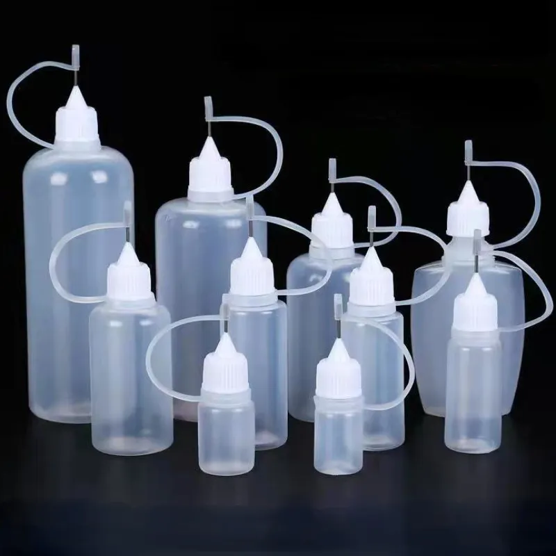 Transparent Polyethylene Needle Dispenser Bottle for Rosin Solder Flux ...