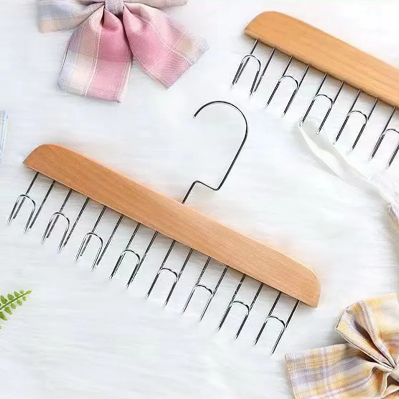 Space-Saving Multi-Hooks Wardrobe Hangers for Clothes, Scarves, Belts ...