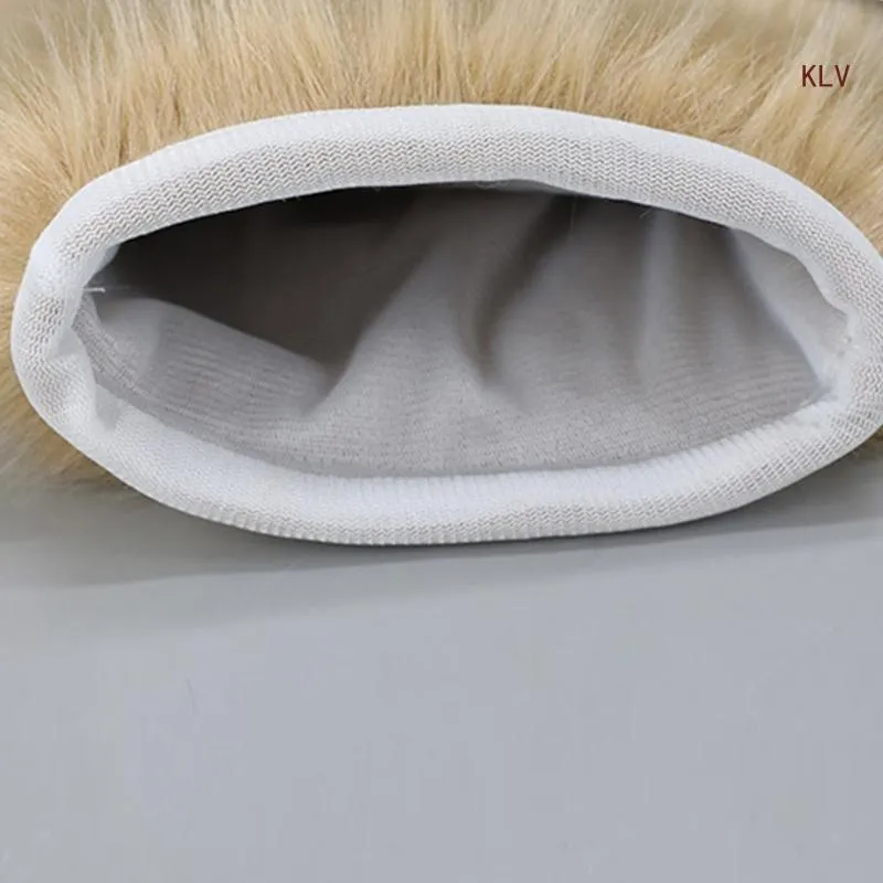 Anime Cat Paws Cosplay Gloves: Oversized Faux Furry Kitten Toe Beans ...
