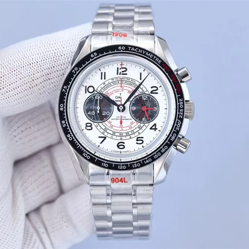 OME Speed masterx 40mm Men's Chronograph Watch | Stainless Steel ...