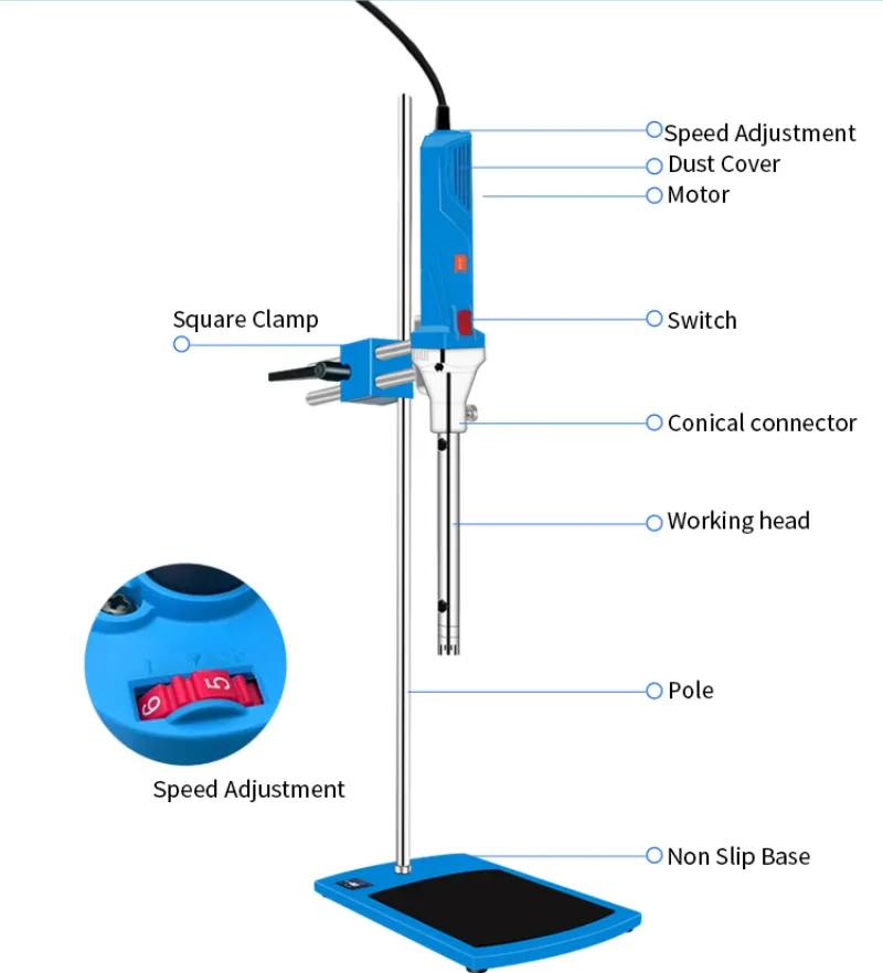 DHgate.com:10L High Shear Mixer Electric Lab Scale Homogenizer ...