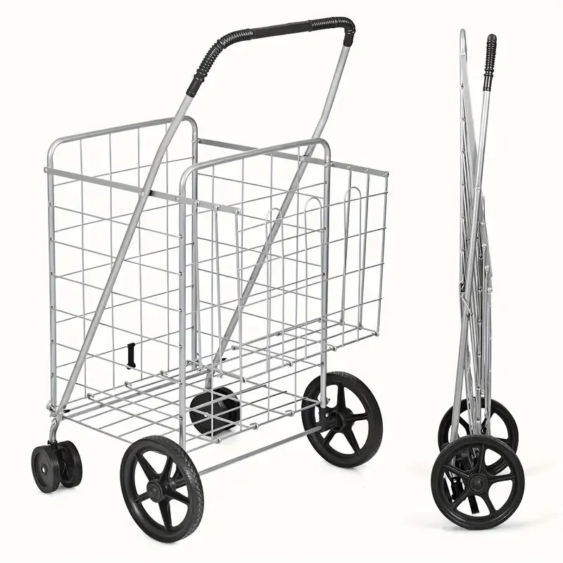 DHgate.com:Foldable Jumbo Oxford Fabric Utility Shopping Cart for ...