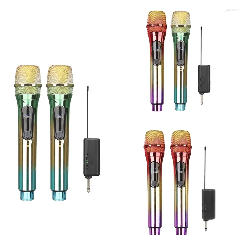 Wireless Handheld Dynamic Drum Microphones System Set With Rechargeable ...