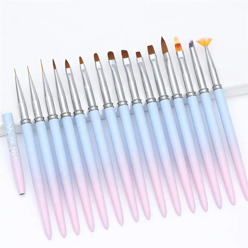 Manicure Art Tools: Gradient Nail Pen Set Japanese Style Color Drawing ...