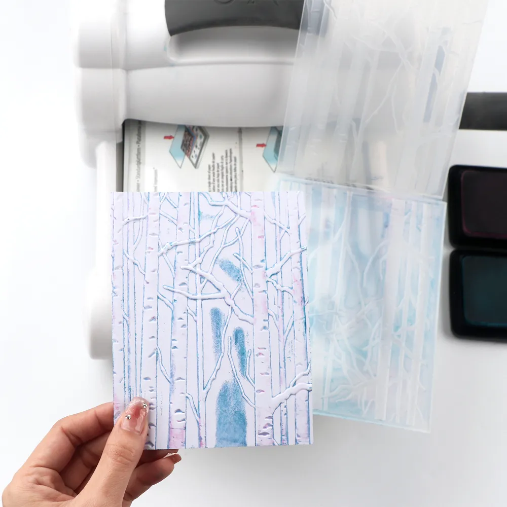 3D Forest Branches Embossing Folder - Essential die cuts for ...
