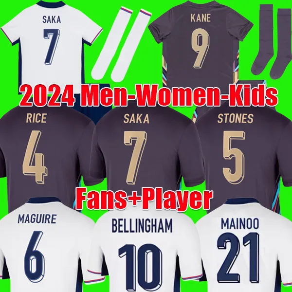 S 4XL Mainoo Saka Inglaterra 2024 Camisa Bellingham 24 25 Jersey De ...