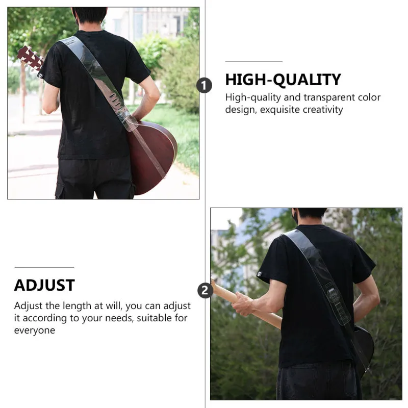Transparent Guitar Strap Instrument Belt for Guitars and Ukuleles from ...