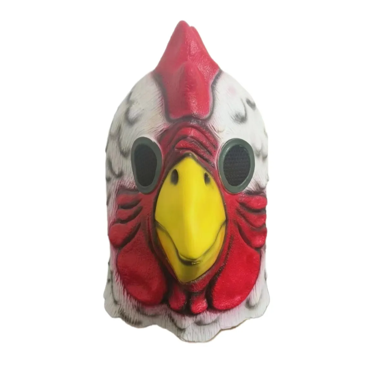 Rooster Latex Full Head Mask For Adults Fun Chicken Cosplay Halloween ...