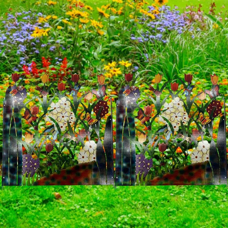 flower border fencing