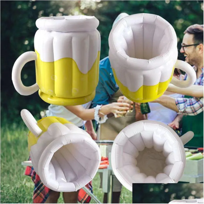 Ice Buckets And Coolers Pvc Inflatable Cooler Portable Bbq Champagne ...