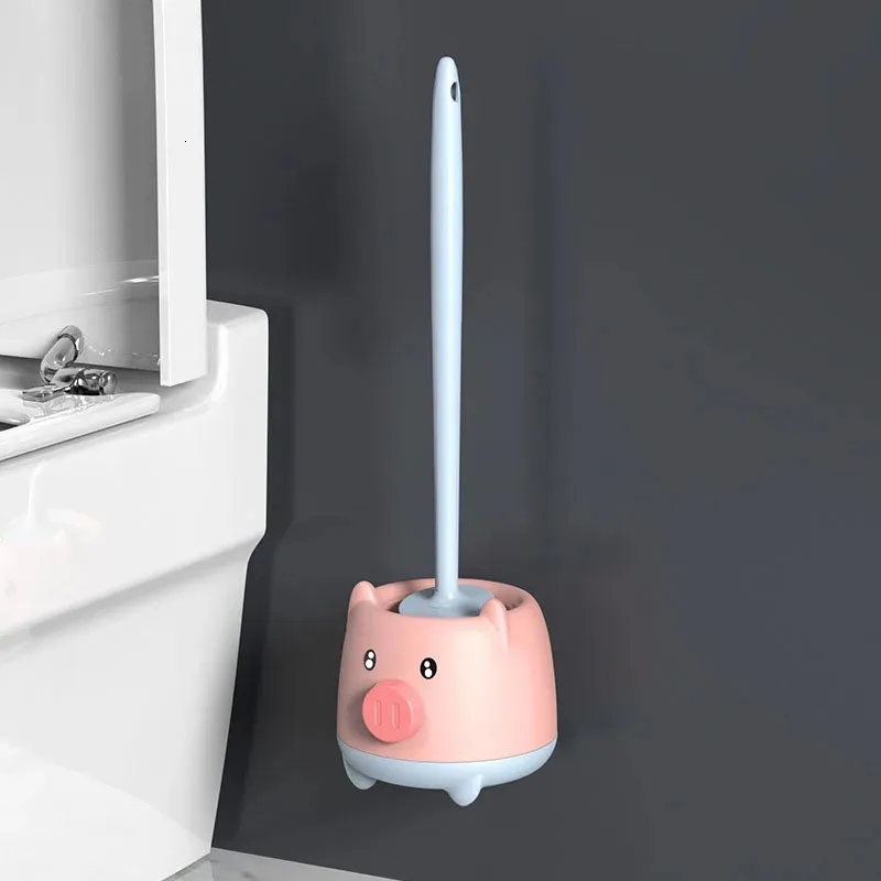 Pig toilet brush holder store
