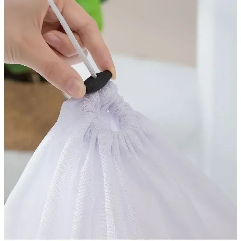 Trash Bags with Elastic Top: Large Mesh Laundry Bag for Dirty Clothes ...