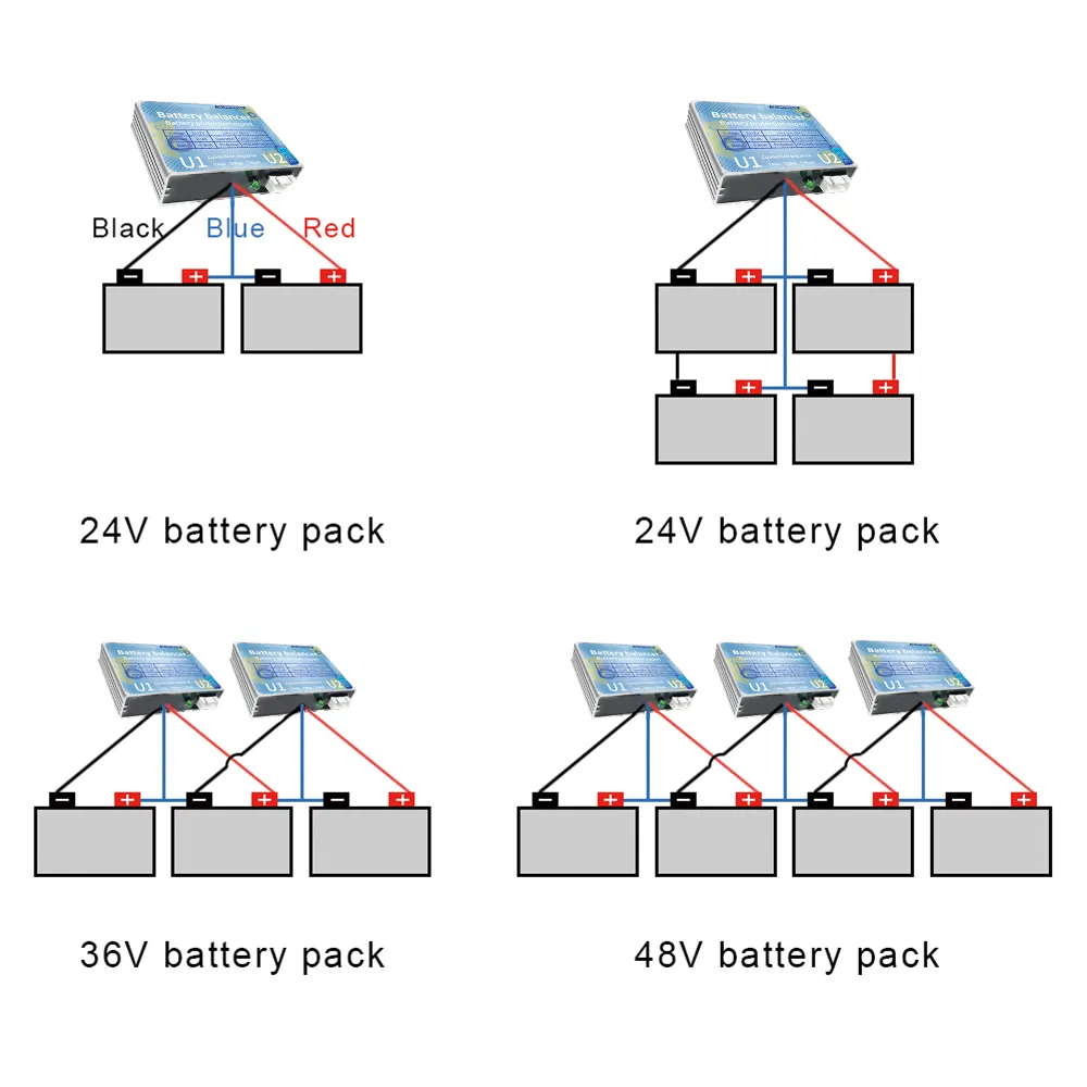 DHgate.com:24V/48V Solar Battery Equalizer Balancer - Lead Acid Battery ...