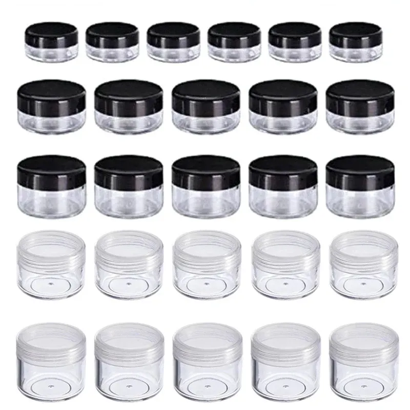 50/Empty Cosmetic Jars - 2/3/5/10/15/20g Portable Refillable Bottles ...