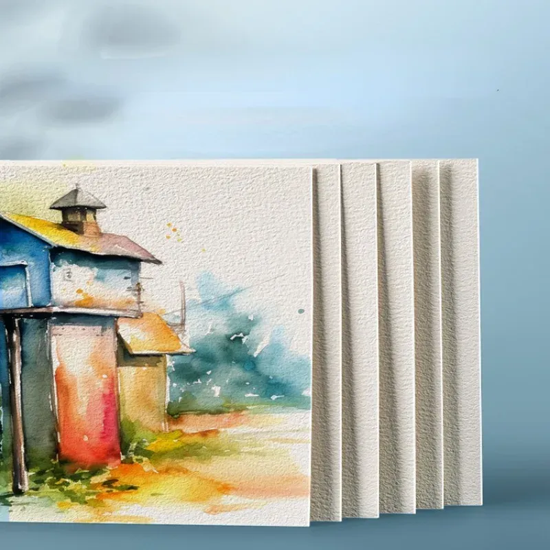 Square/Round Watercolor Paper 300g 25 sheets Professional Water Color ...