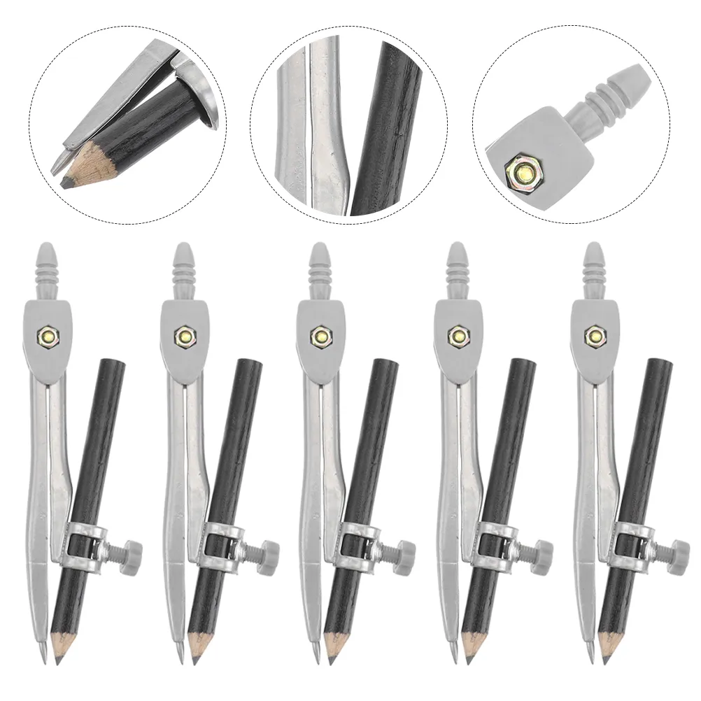 Drafting Pencils & Woodworking Compass Set Geometry Kit For Students ...
