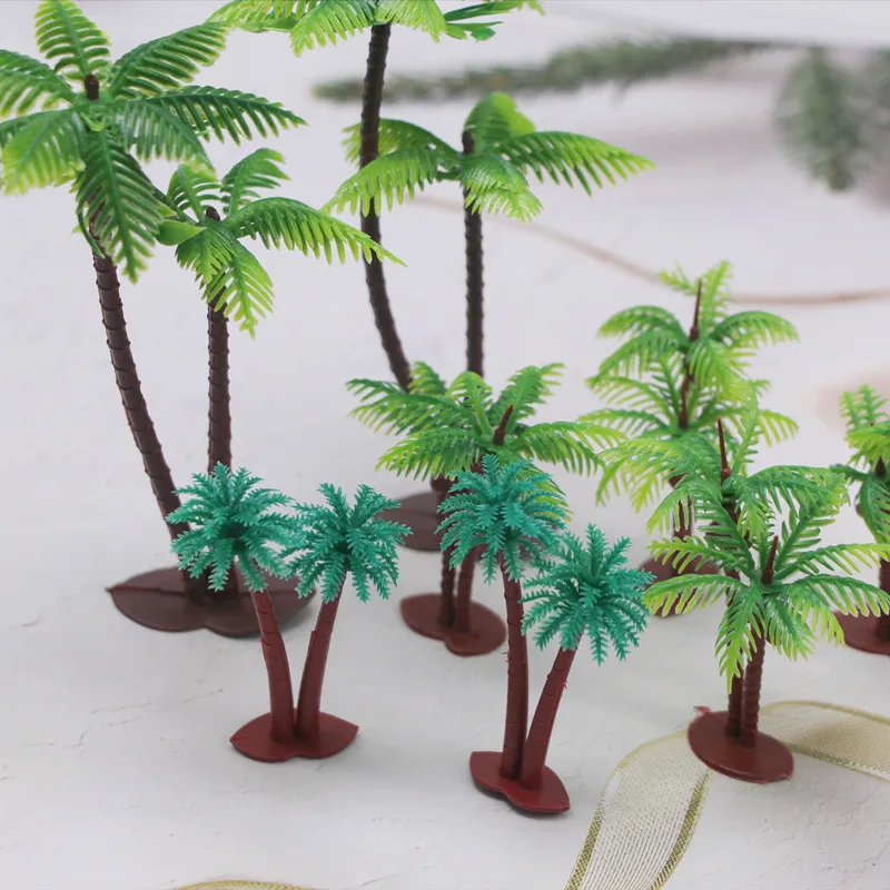 DHgate.com:Mini Coconut Trees | 2 Pcs Miniature Beach Decor | Micro ...