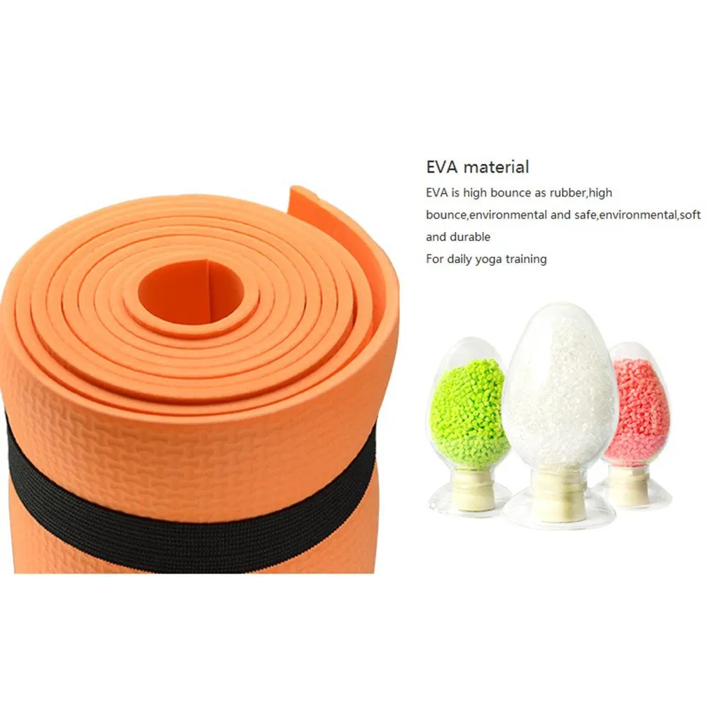 Folding Gymnastics Mat Solid Color EVA Sports Moisture-proof Non-slip ...