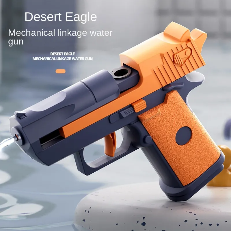 Compact Toy Water Pistol Handheld Mechanical Action Water Blaster For ...