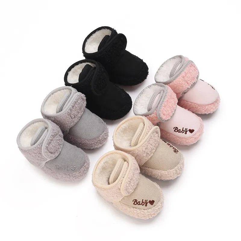 Warm & Cozy Infant Crib Booties: Soft, Anti-Slip Newborn Winter Shoes ...