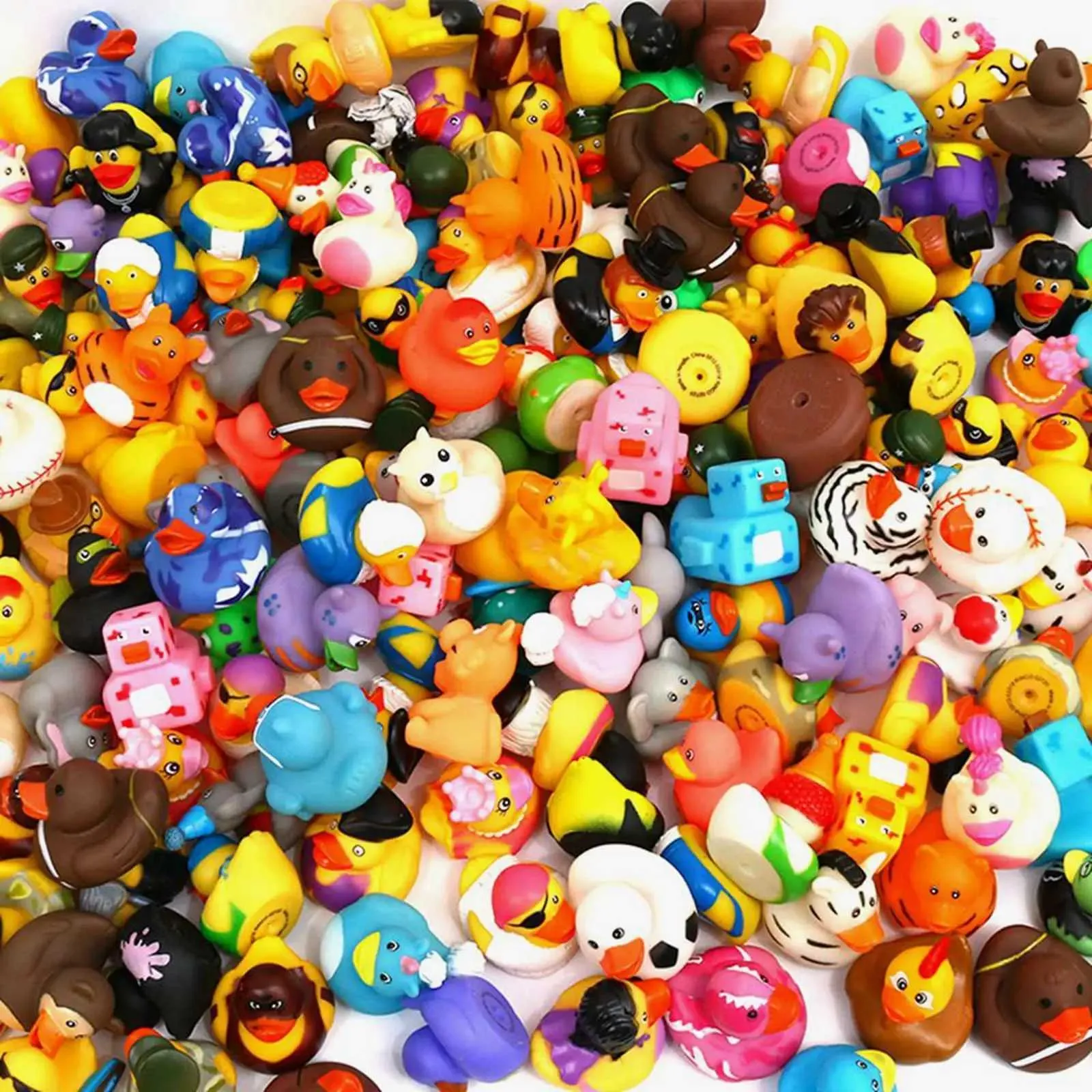 Jepes Mini Rubber Ducks Bulk Random Assortment In 20/40/60 Sizes ...