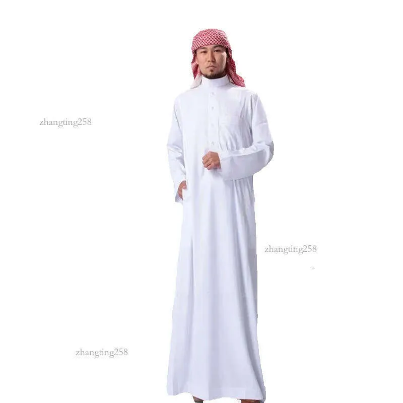 Abaya Saudi Arabia Traditional Man Muslim Long Robes Dress Jubba Thobe ...