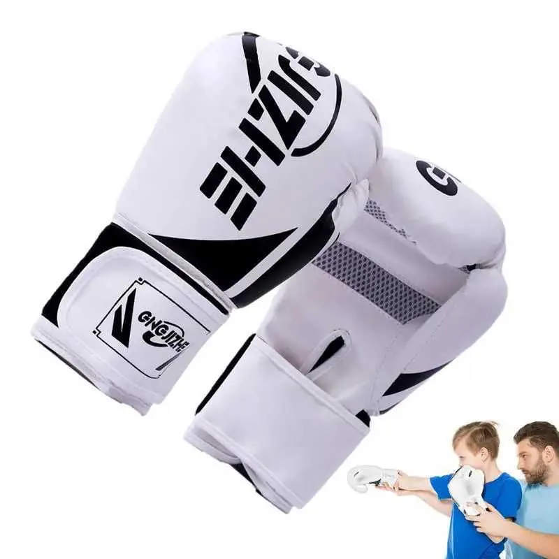 Lightweight PU Leather Inflatable Boxing Gloves For Kids Ideal For ...