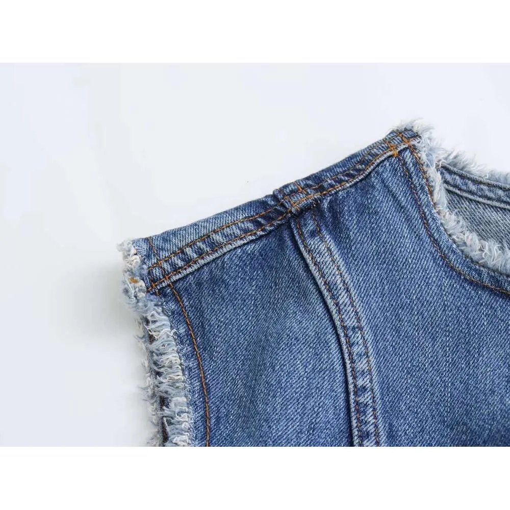 Women's Spliced Sleeveless Dress - Western Cowboy Style, Casual ...