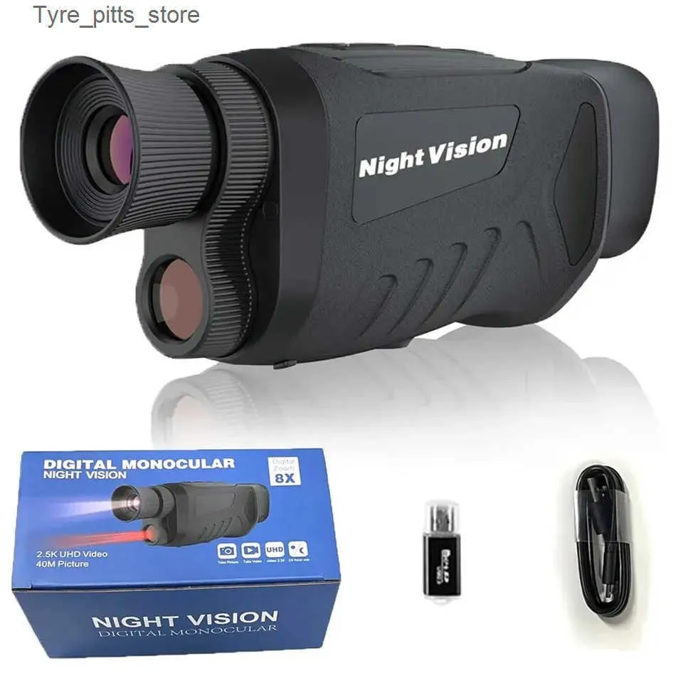 Digital Night Vision Monocular Telescope: High Powered Optics For Long ...