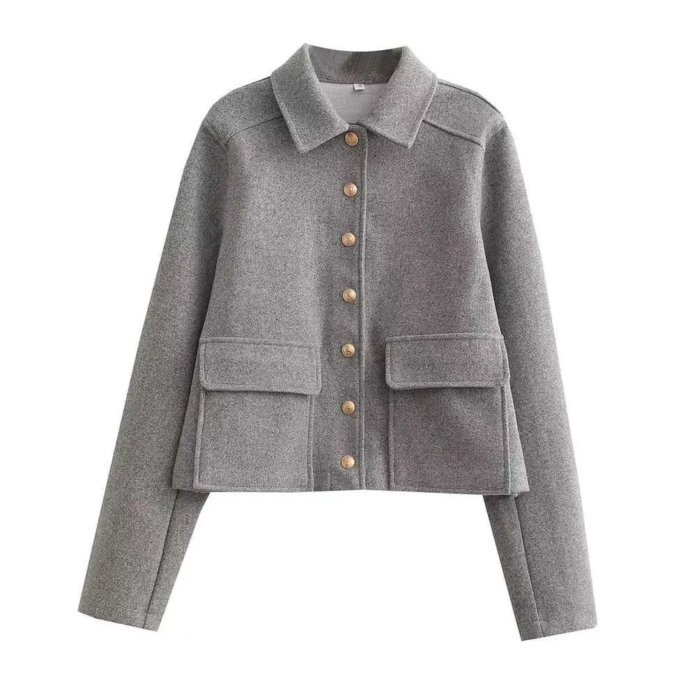 Women's Soft Metal Buckle Decorative Coat - Versatile Urban Style ...