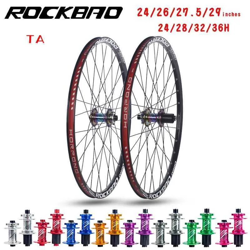 Mountain Bike Wheels: Durable Aluminum Alloy Wheelset, 24/26/27.5/29 ...