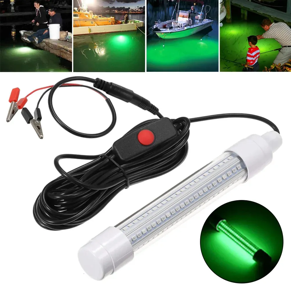 High Power 100W Submersible Fishing Light: 108 LED Multi Color Bait ...