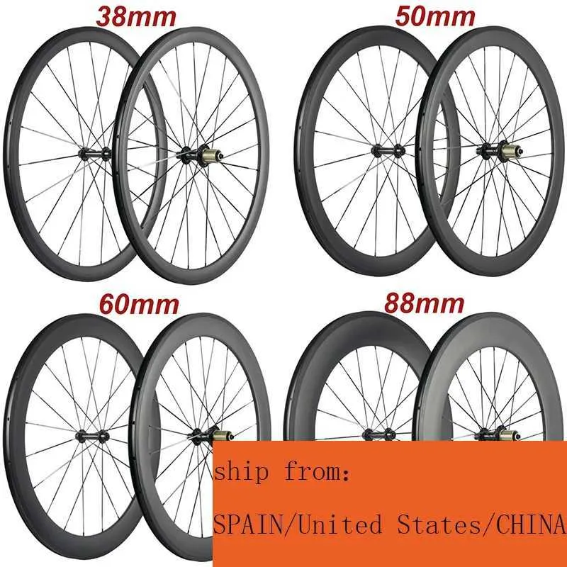 Bike Wheels Factory Sales 700C Carbon Wheelset 38mm 50mm 60mm 88mm ...
