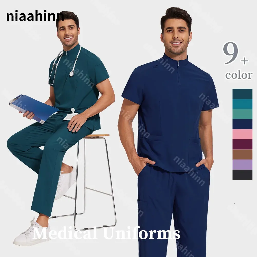 Niaahinn Mens Hospital Scrub Suit Durable Work... From Leemostore, $20. ...