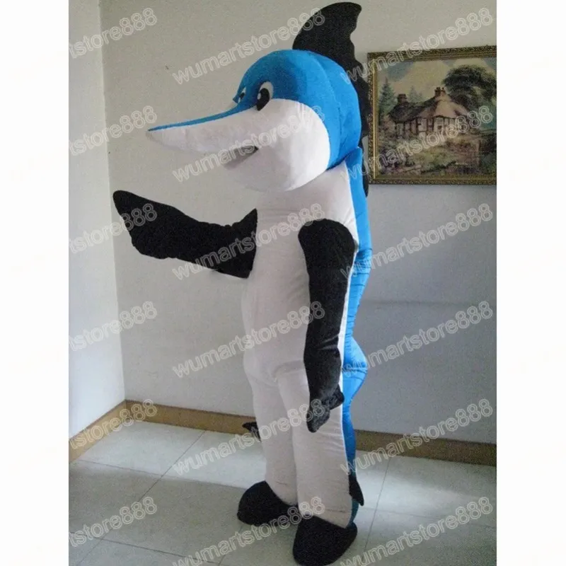 Halloween Dolphin Mascot Costume Cartoon Animal Theme Character ...