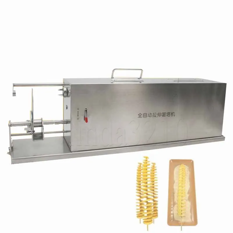 Commercial Grade Potato Spiral Cutter Machine, Automatic Stainless ...