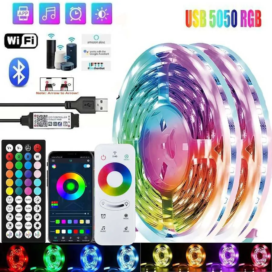 5050 LED Strip Lights USB RGB Bluetooth WiFi... From Casual_love_l ...