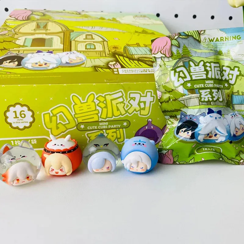 Genshin Impact Blind Box Furina Mini Anime Figure Q Version Kamisato ...