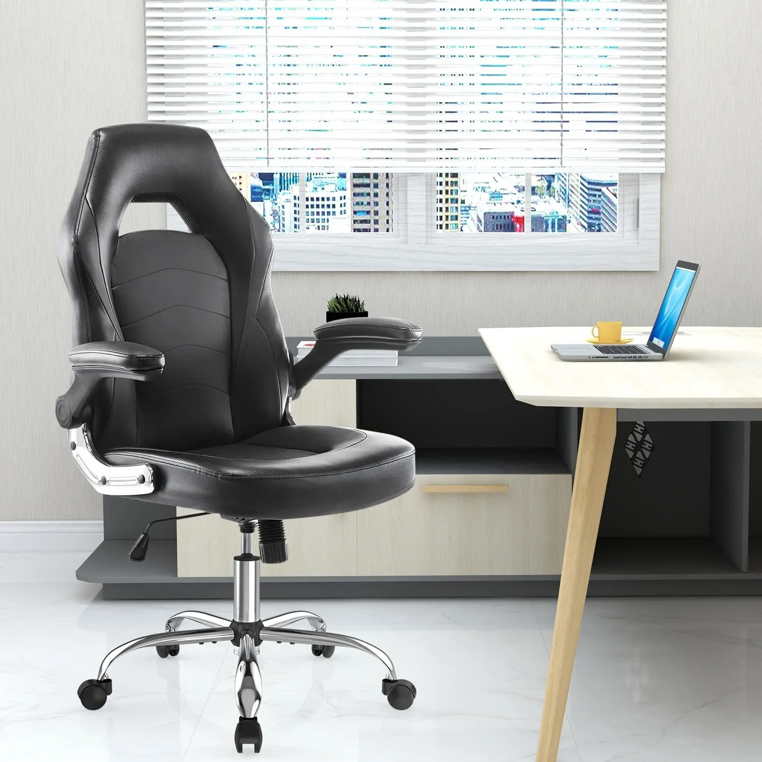 Ergonomic High Back Office Chair With Lumbar Support... From ...
