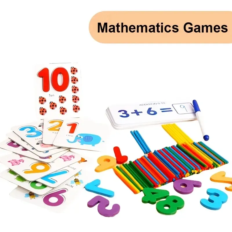 DHgate.com:100-Piece Math Learning Toy Set for Kids: Number Matching ...