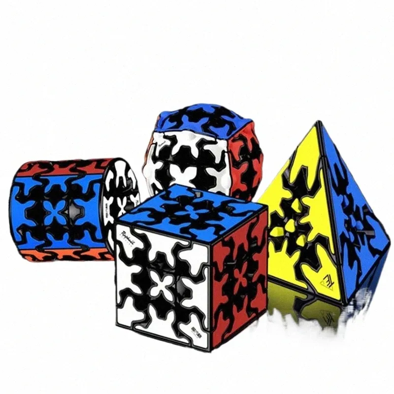 Qiyi Gear Mastermorphix Cube 3x3x4 Pyramid Cylinder Sphere For Speed ...